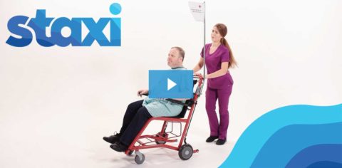 Using Your Staxi transport chair video tutorial and features