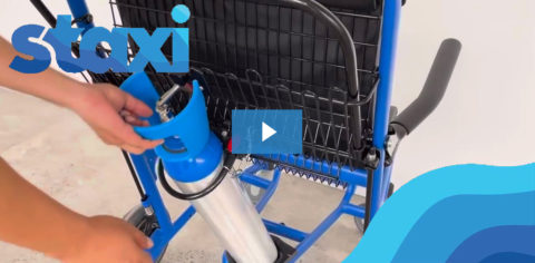 Using Your Staxi transport chair video tutorial and features