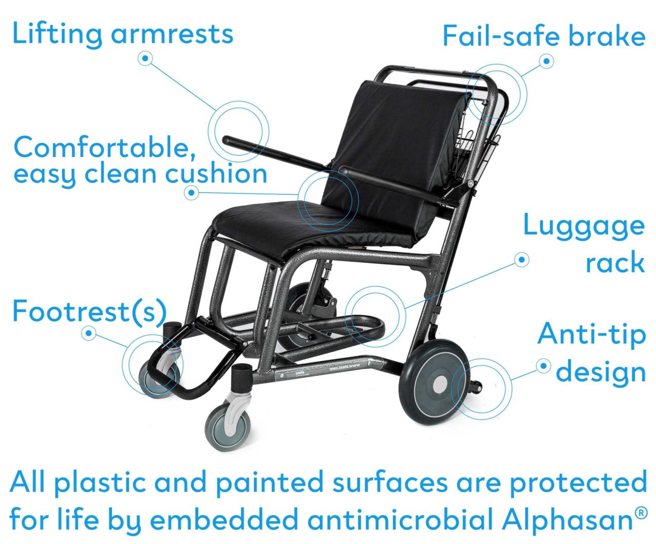 Staxi Guest services transport chairs